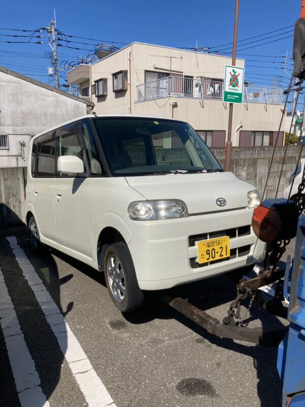 糸島市の企業様からのご依頼です。タントの廃車買取 | サイセイ 廃車ネット 福岡市